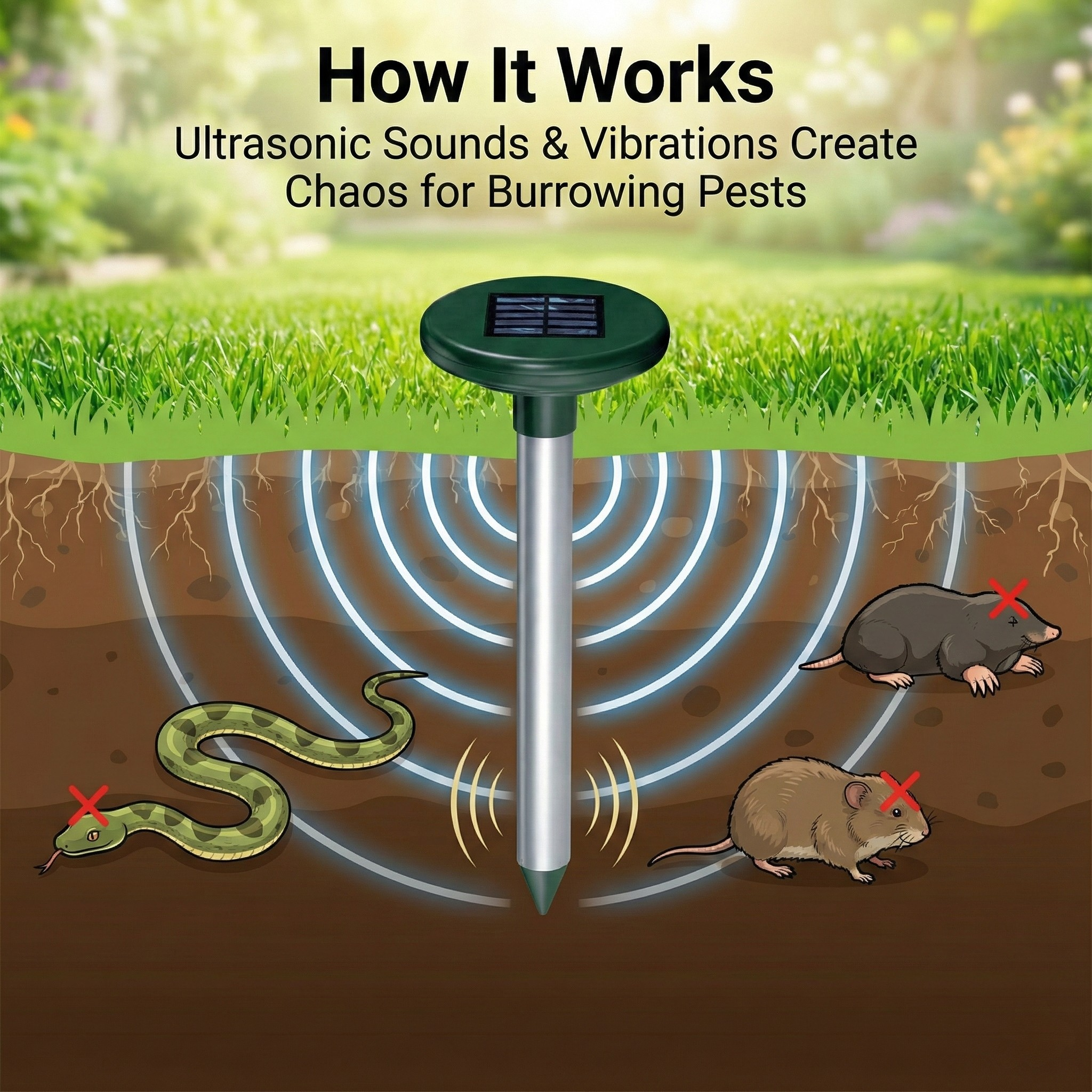 Solar Snake Repeller – Ultimate Bark Control